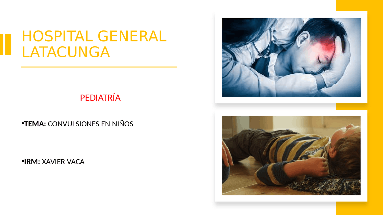 CONVULSIONES FEBRILES | Resúmenes de Anatomía | Docsity