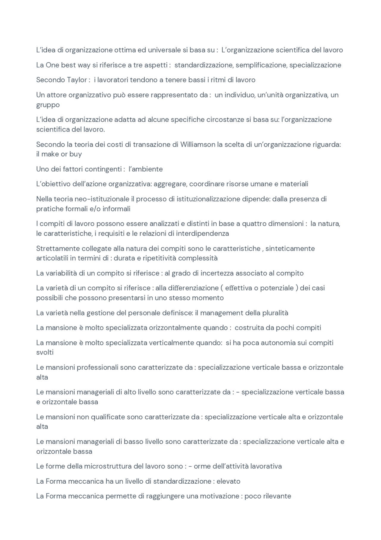 PANIERE ORGANIZZAZIONE E SVILUPPO DELLE RISORSE UMANE LM 77 MERCATORUM ...
