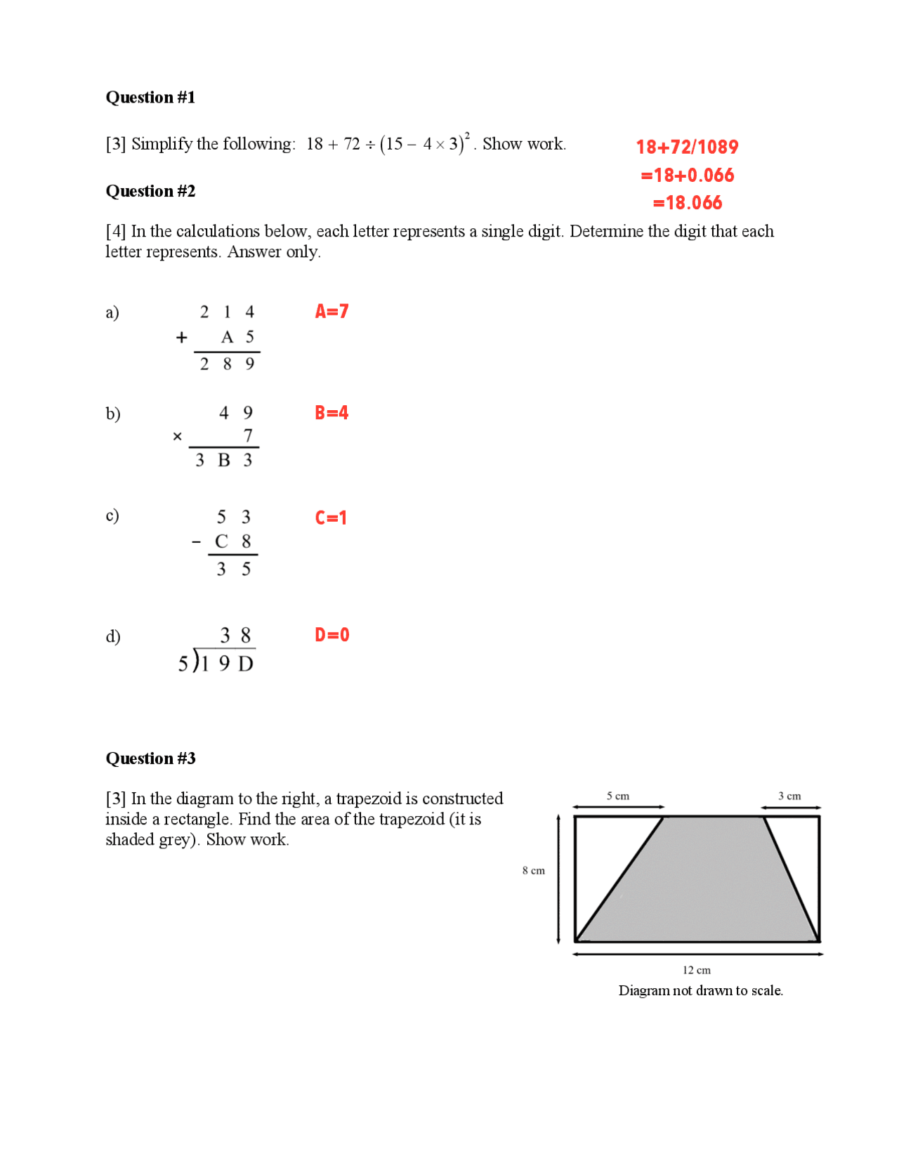 University of Toronto School Math Entrance Exam 2021 | Exams ...