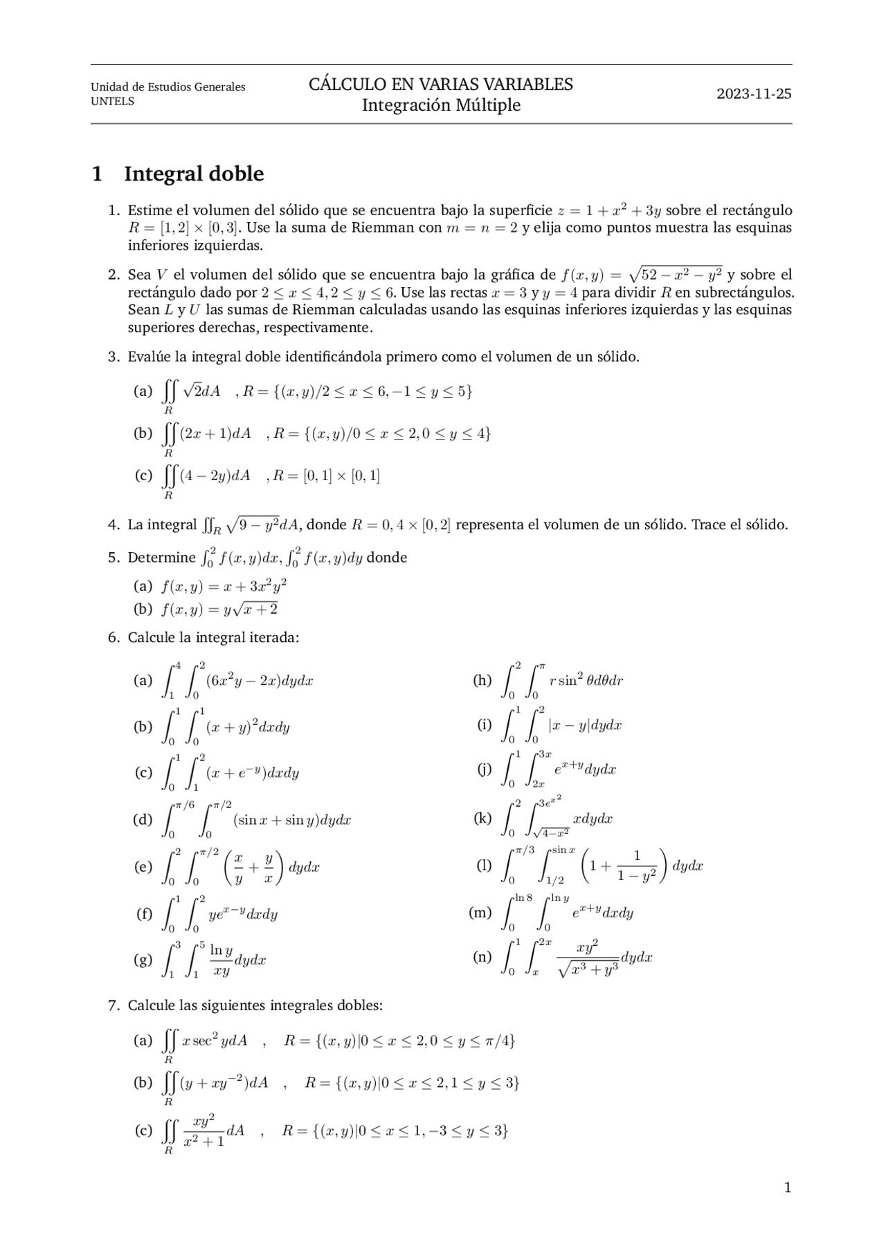 Integración de Doble y Triple: Cálculo de Volúmenes y Transformaciones - Prof. Zapata Huam ...