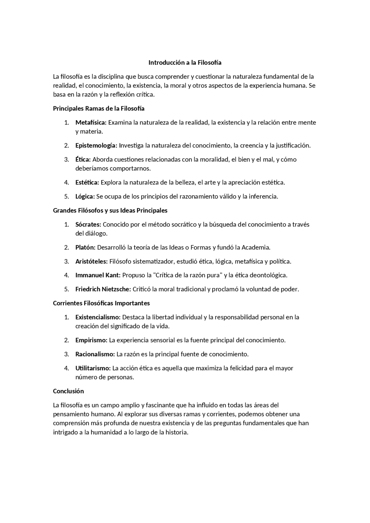 Introducción a la Filosofía: Conceptos Básicos y Pensadores Clave | Esquemas y mapas ...