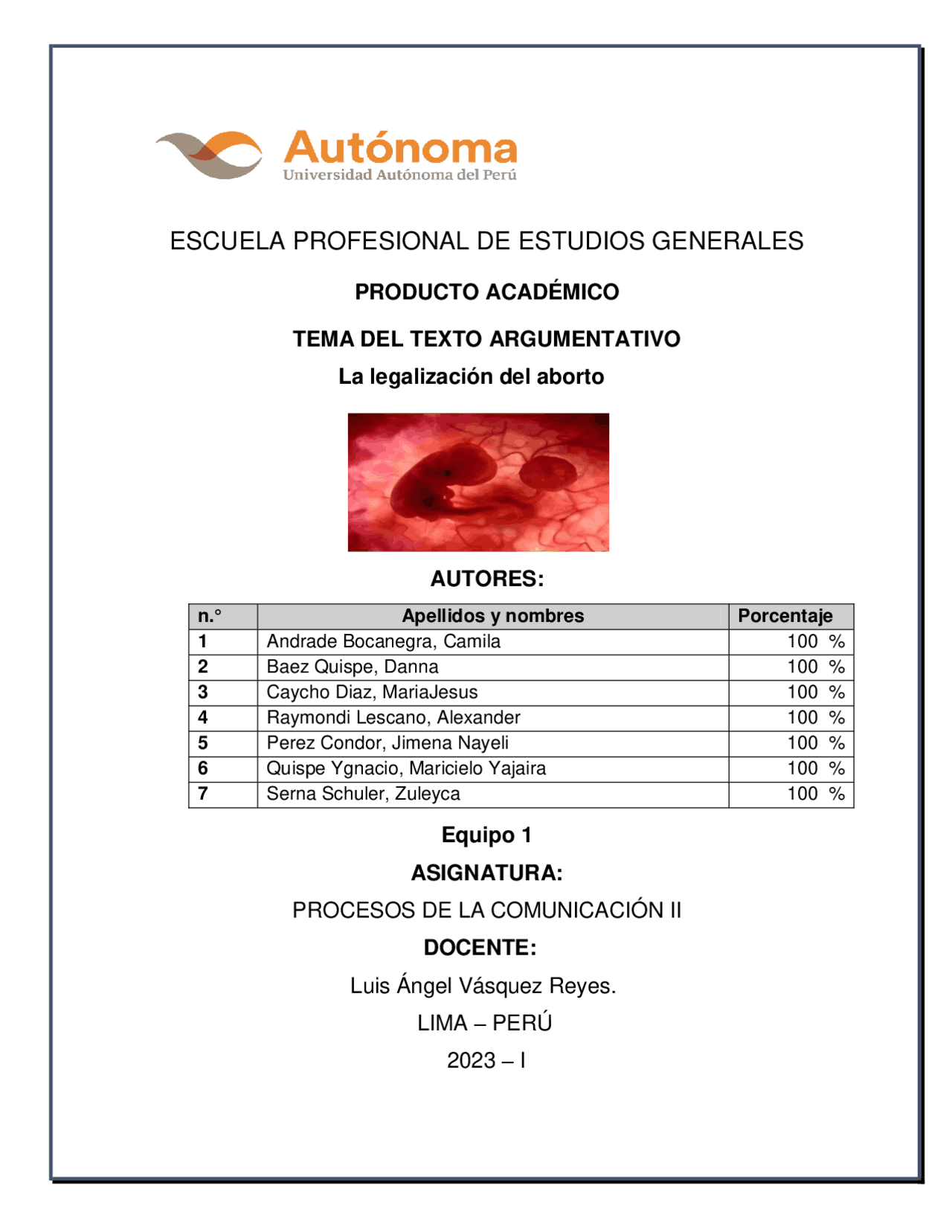 La legalización del aborto | Esquemas y mapas conceptuales de Ecología | Docsity