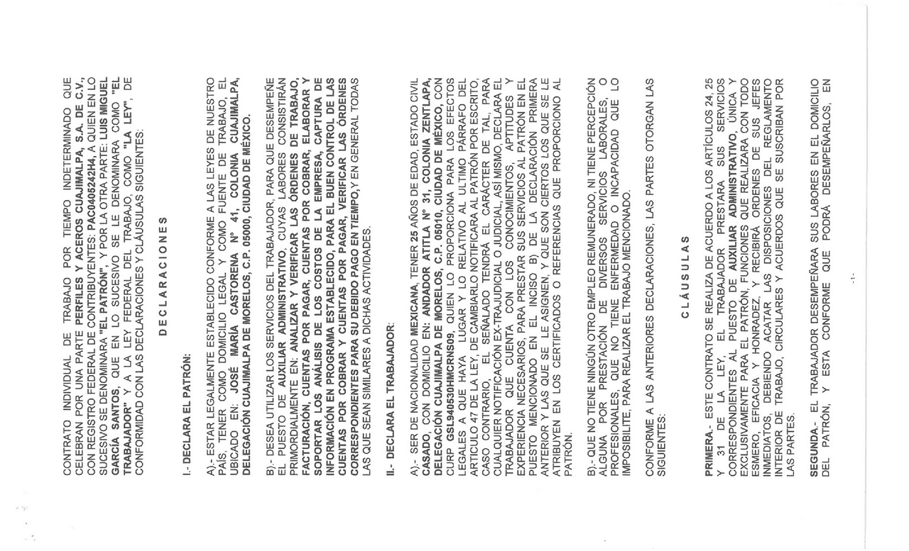 Ejemplos de finiquito | Ejercicios de Derecho Laboral | Docsity