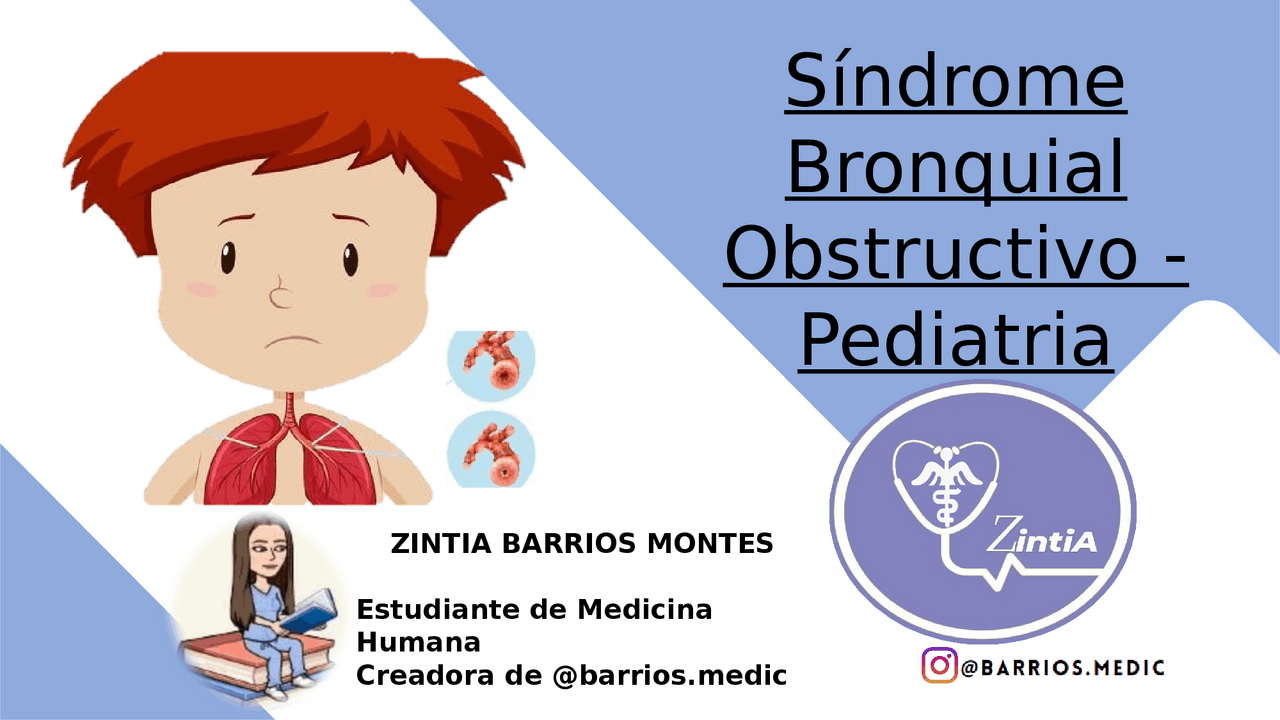 síndrome bronquial obstructivo | Diapositivas de Neumología | Docsity