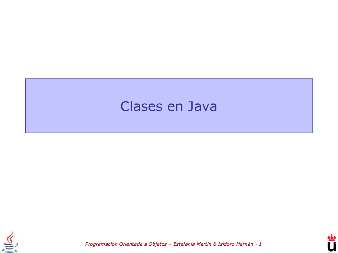 Clases utilizadas en el primer examen de POO | Diapositivas de ...