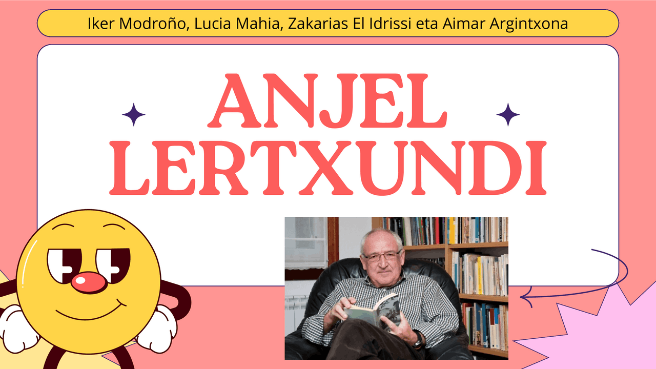 Es una biografia sobre Anjel Lertxundi, un escritor vasco | Apuntes de ...
