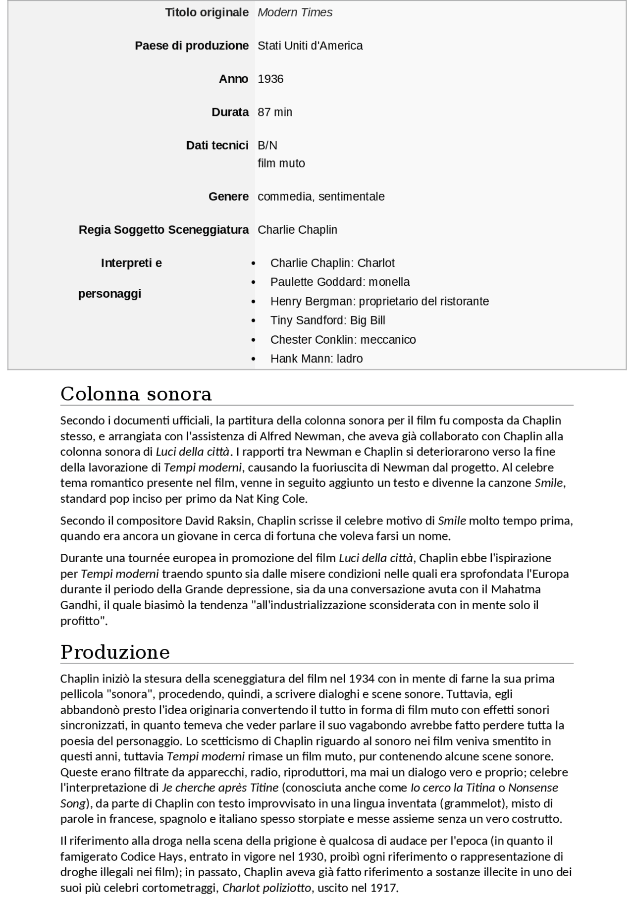 relazione sul film fatta da me | Schemi e mappe concettuali di Storia ...