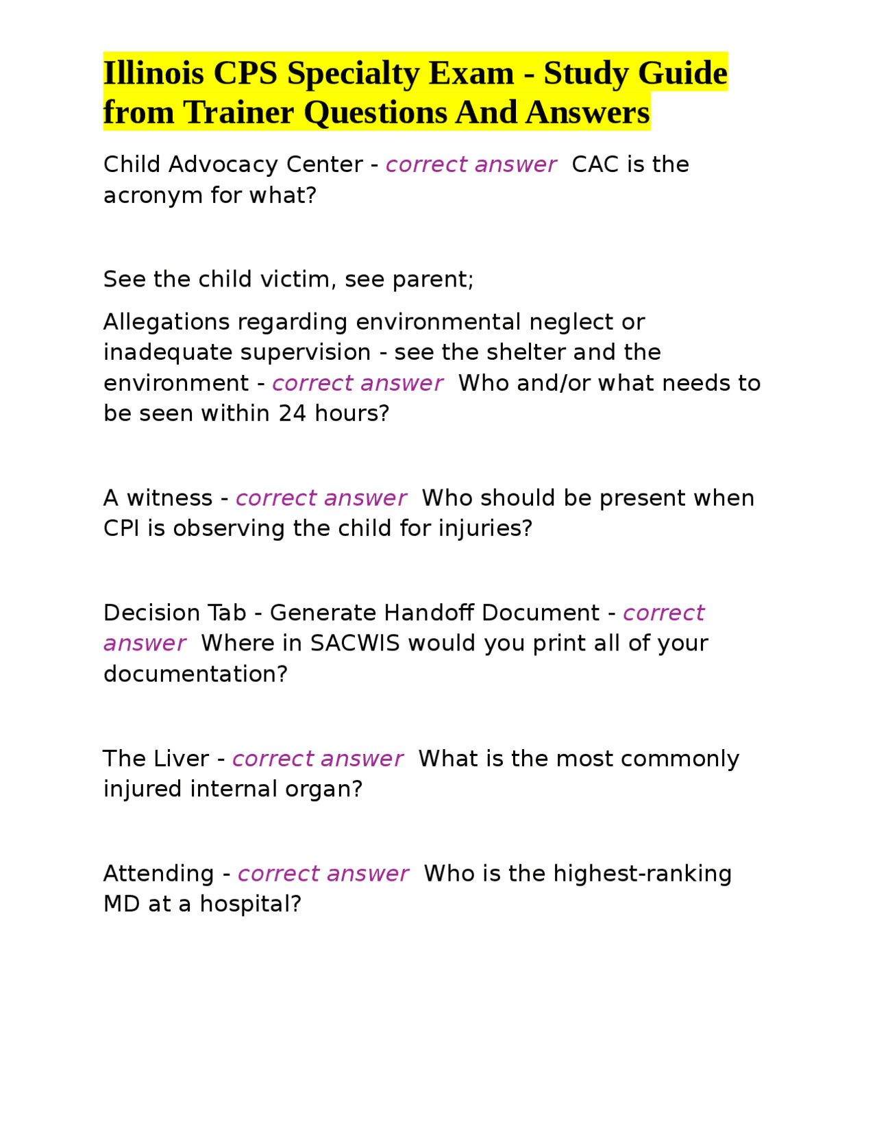 Illinois CPS Specialty Exam - Study Guide | Exams Phonetics and ...