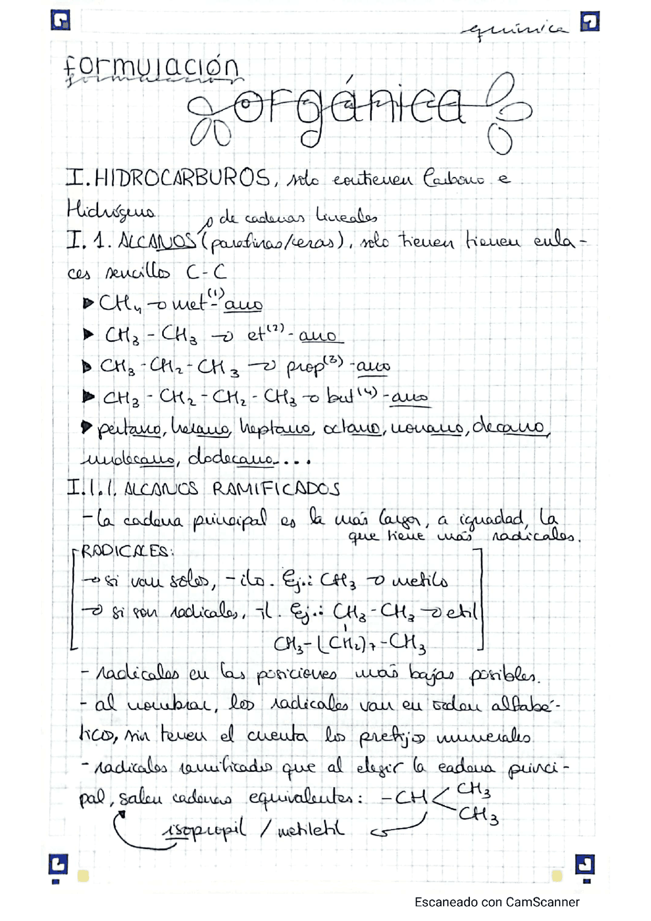 esquema de formulación orgánica | Esquemas y mapas conceptuales de ...