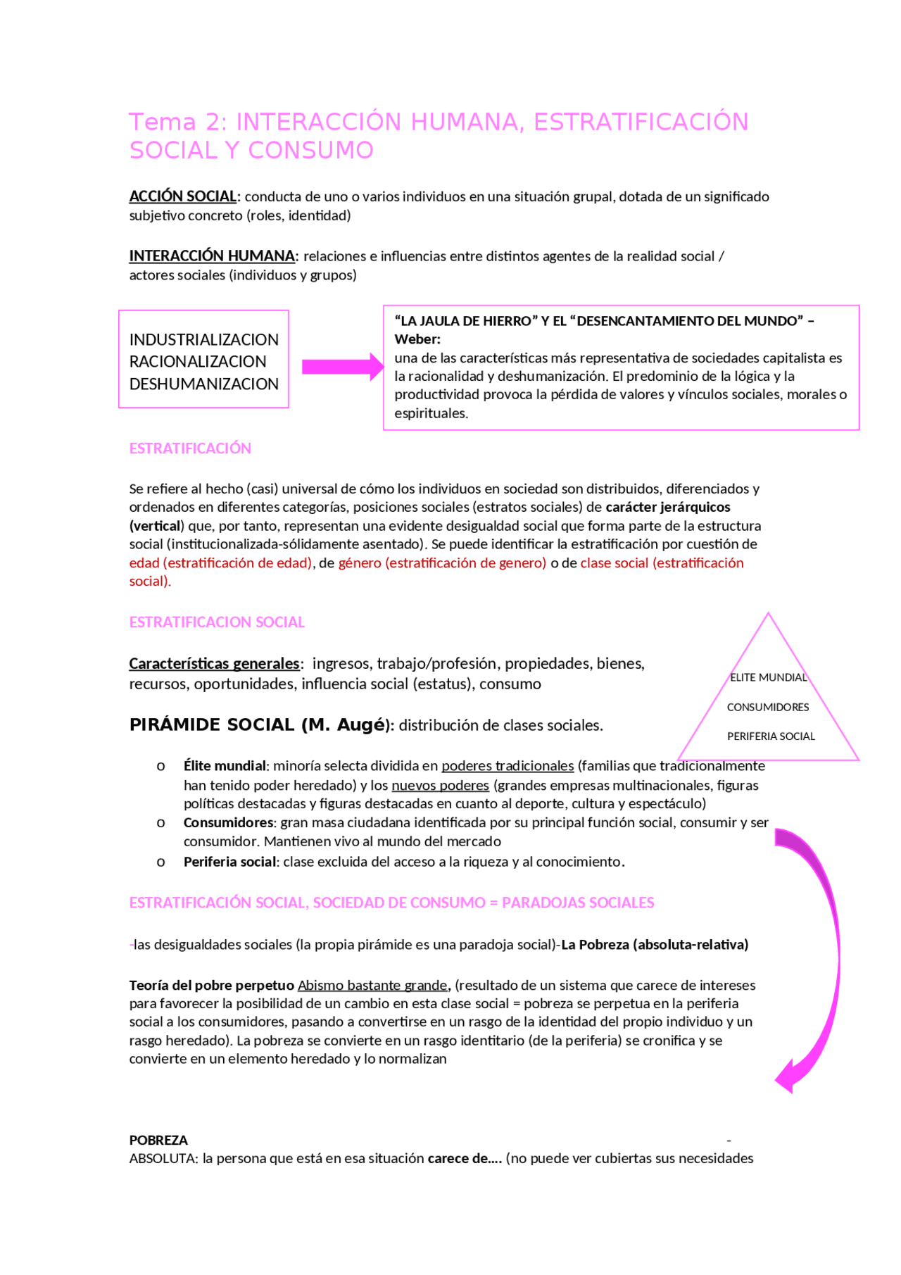 Interacciones Humanas, Estratificación Social y Consumo: Acción Social ...