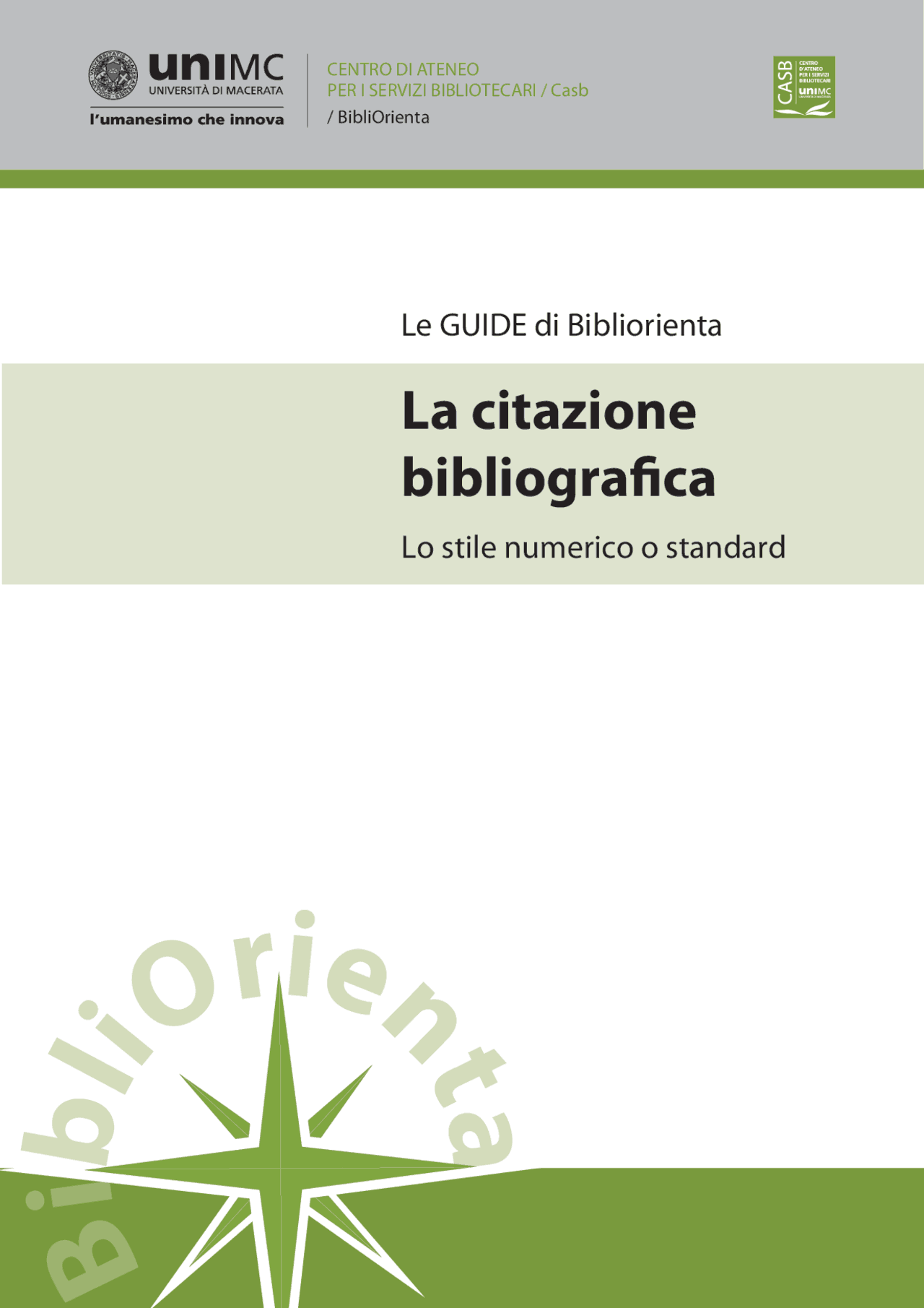 Guida come citare una nota | Esercizi di Biblioteconomìa | Docsity