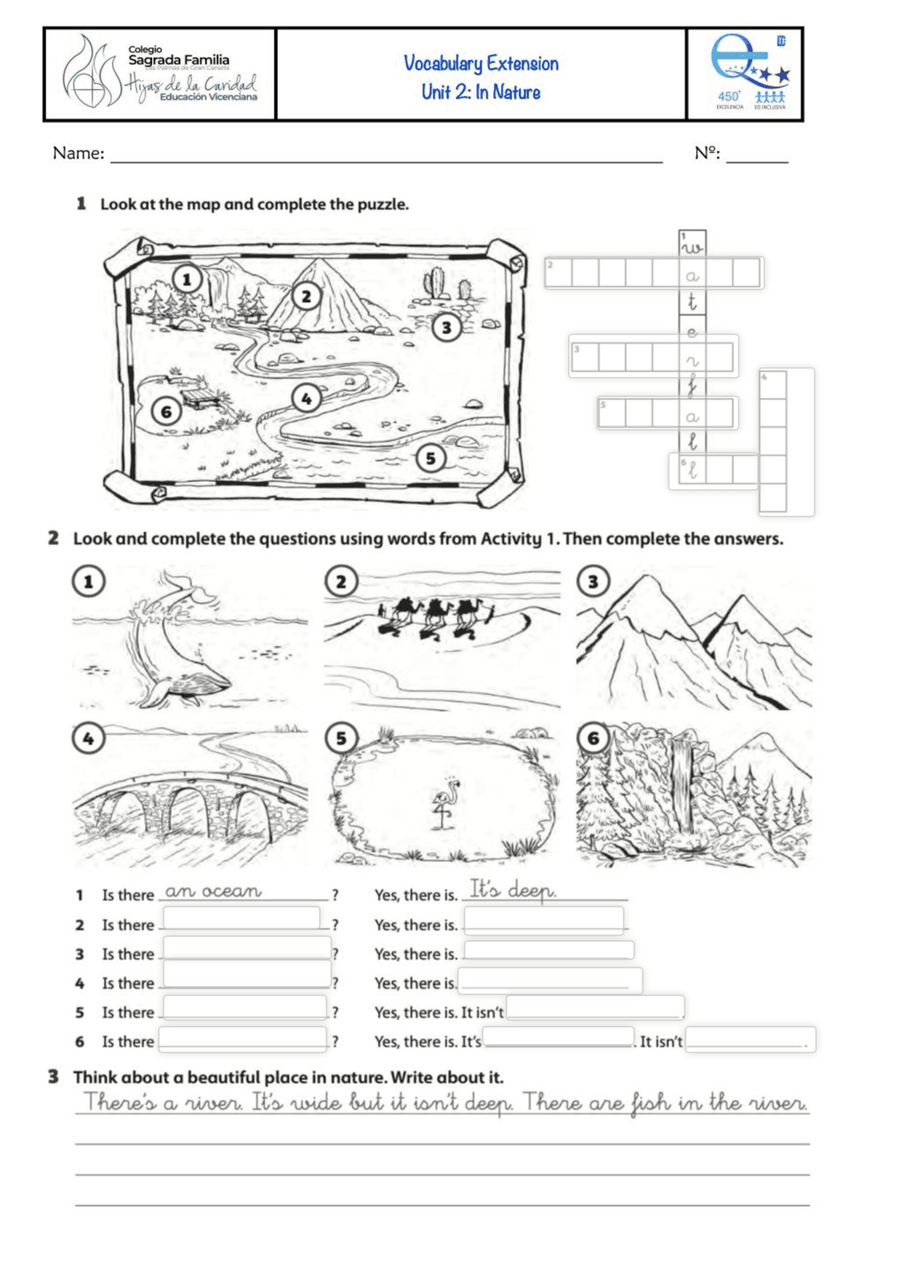 UNIT 2 - NATURE (5 PRIMARIA) OPEN UP | Ejercicios de Cultura Inglesa ...