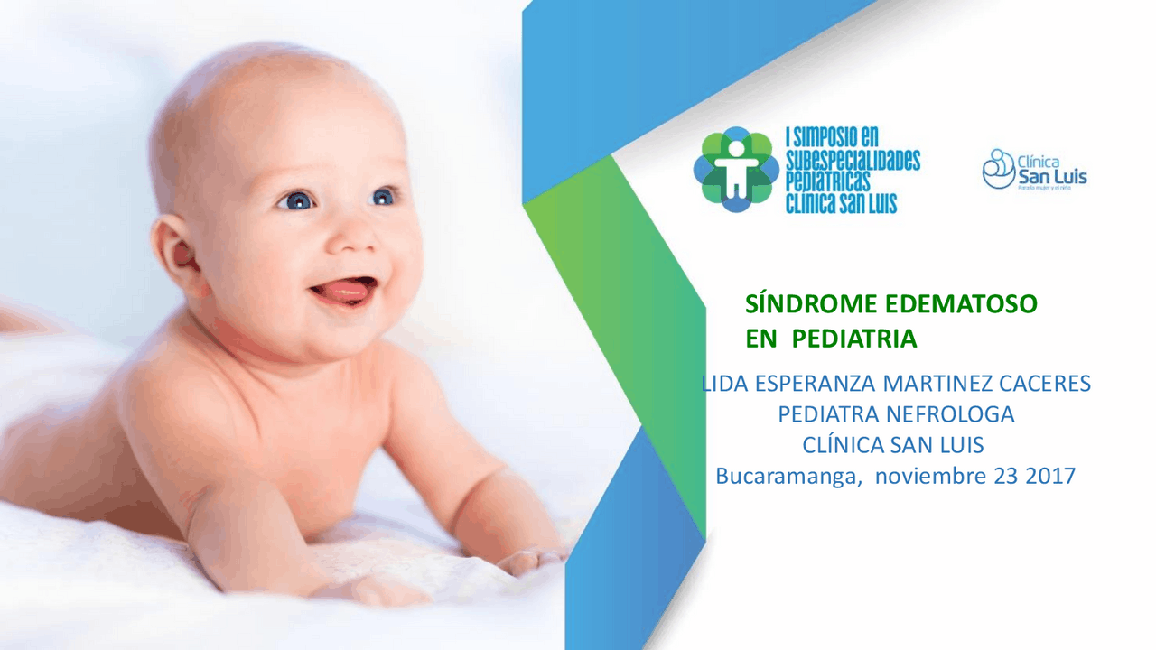 Síndrome de Edema en Pediatría: Causas, Diagnóstico y Tratamiento ...