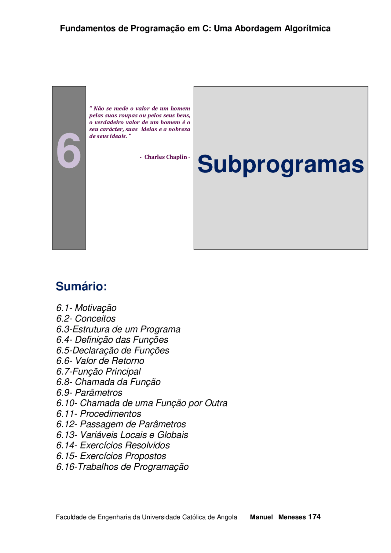 Fundamentos de Programação em C: Uma Abordagem Algorítmica | Esquemas ...