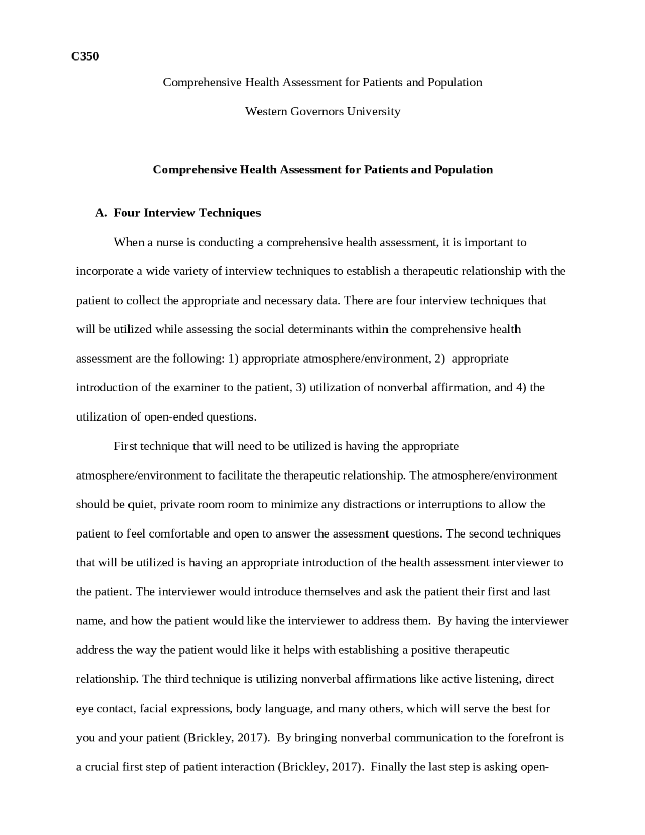 c350_comprehensive_health_assessment_paper_docx | Thesis Financial ...
