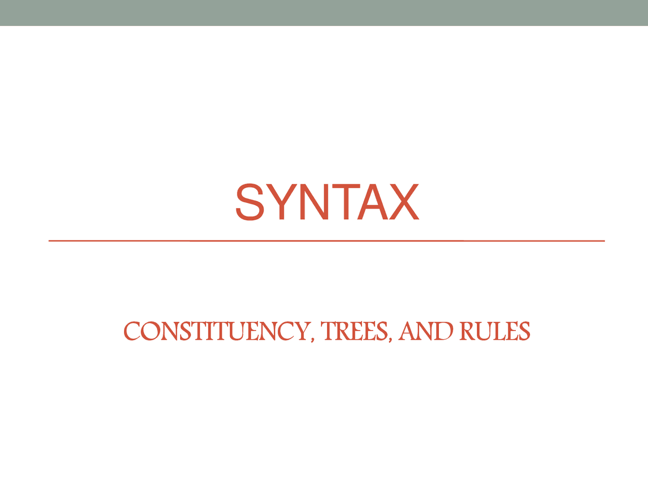 Understanding Phrase Structure Rules and Constituency in English ...