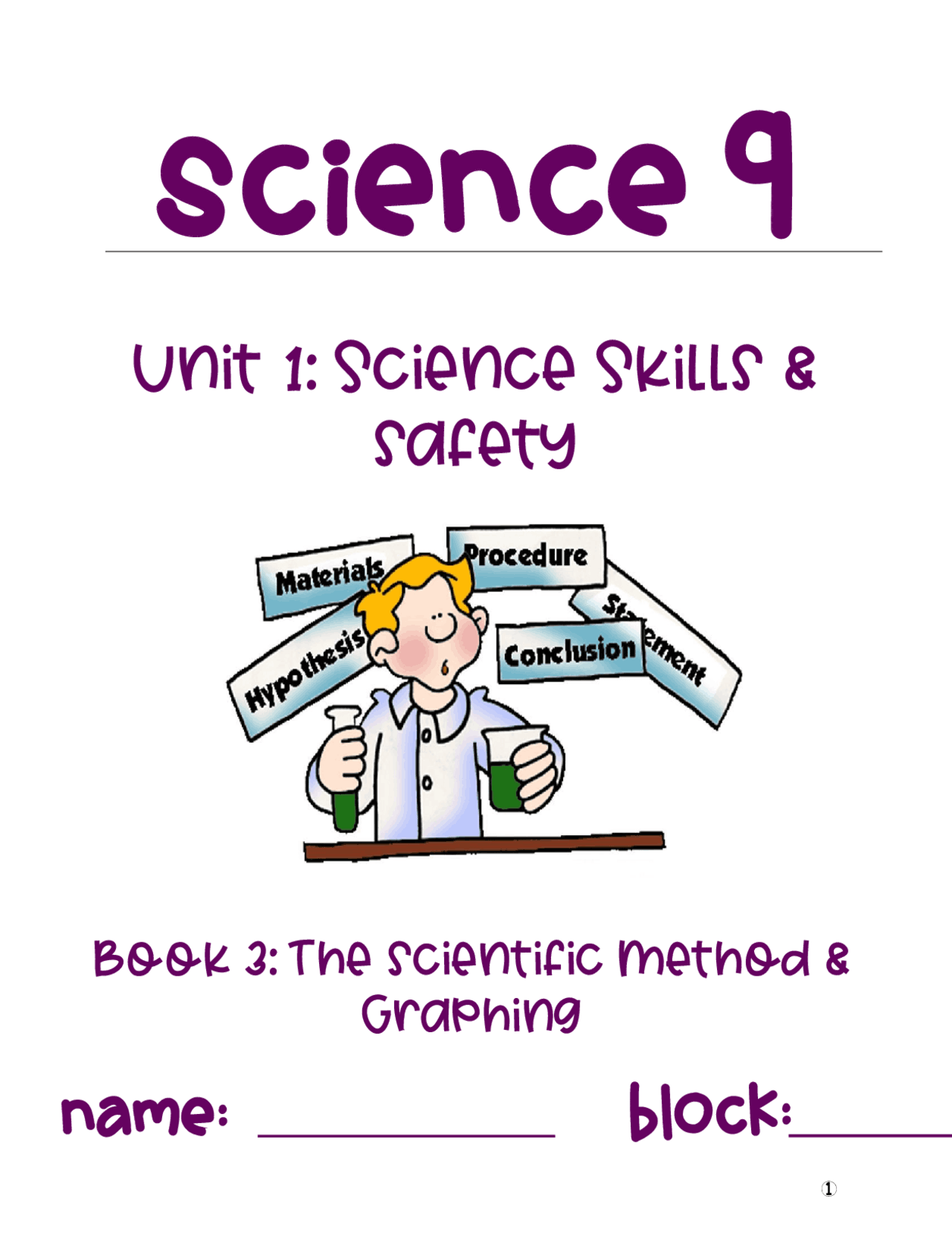 Scientific Method, Hypothesis, and Data Representation in Science ...
