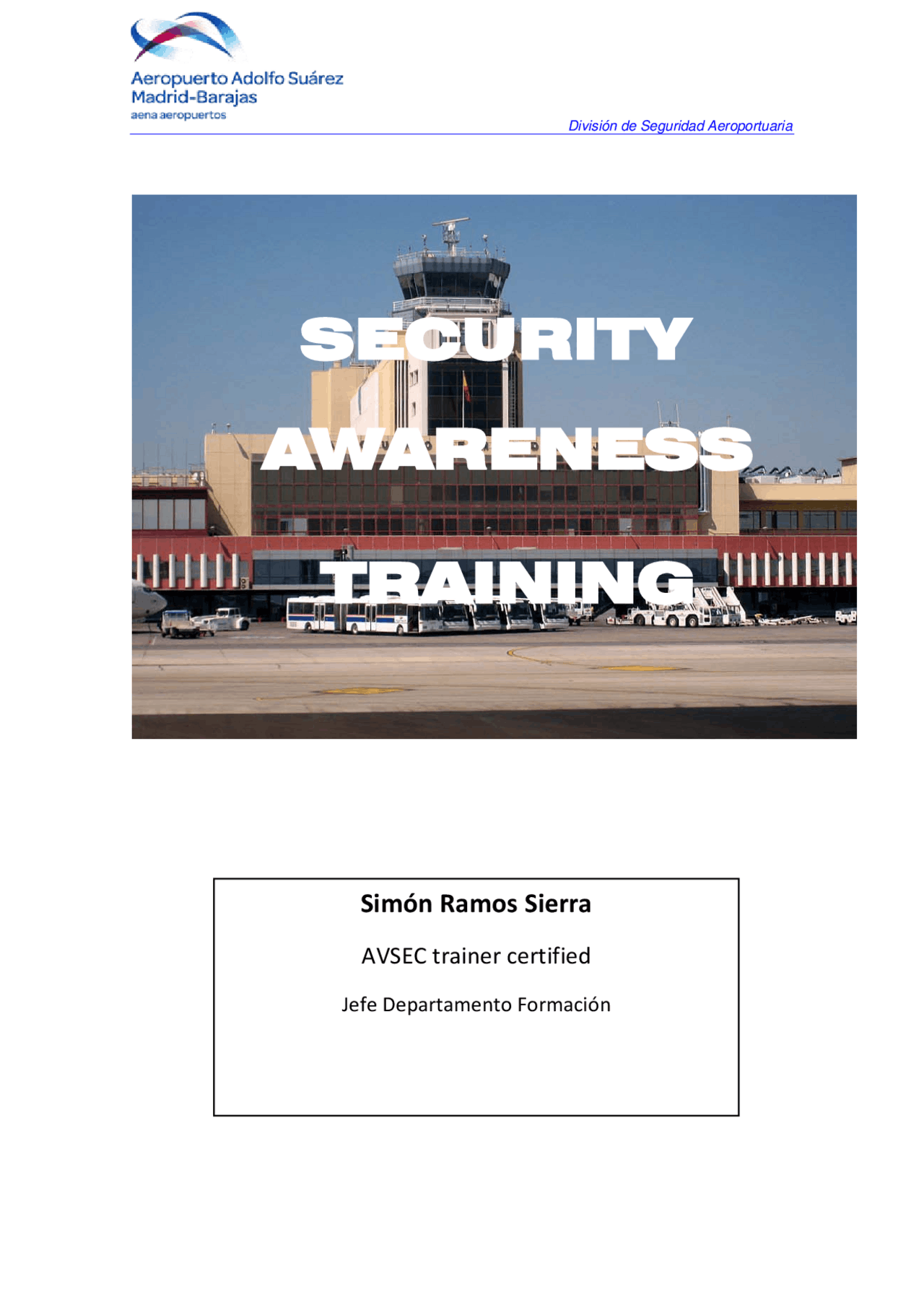 Airport Security Training: Purpose, Norms, and Procedures by Airport ...