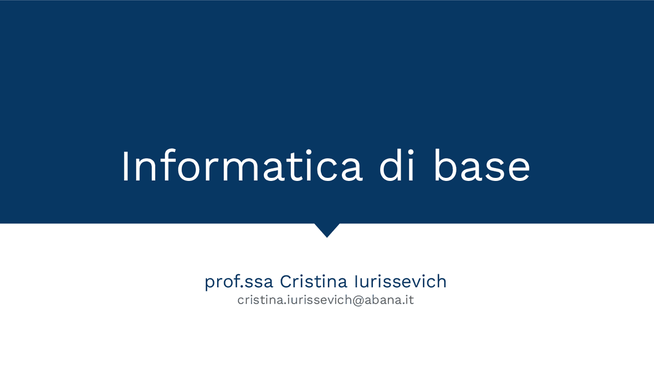 Introduzione all'Informatica di Base: Conoscere il tuo strumento - Hardware e Software | Schemi ...