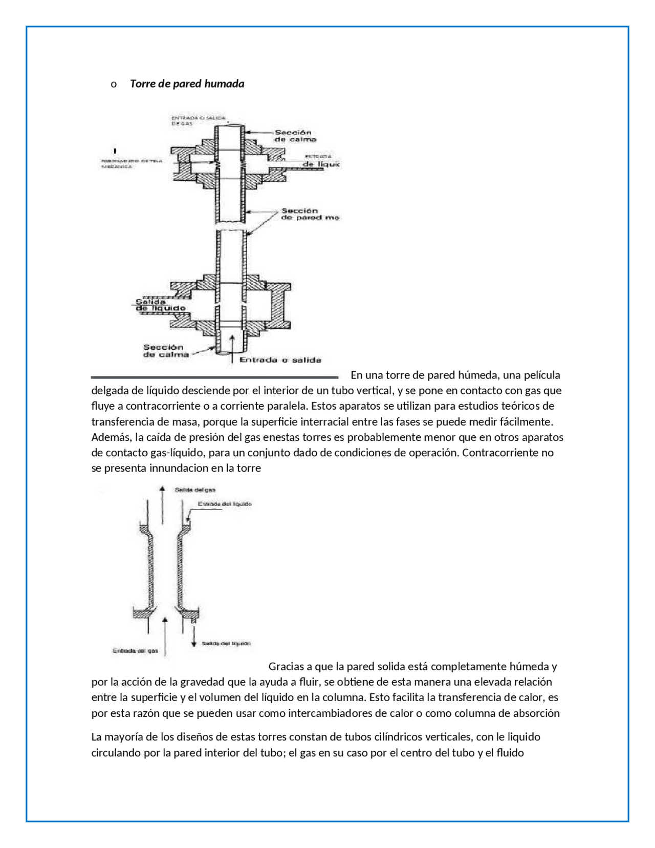 Torres de pared humeda | Guías, Proyectos, Investigaciones de Química ...