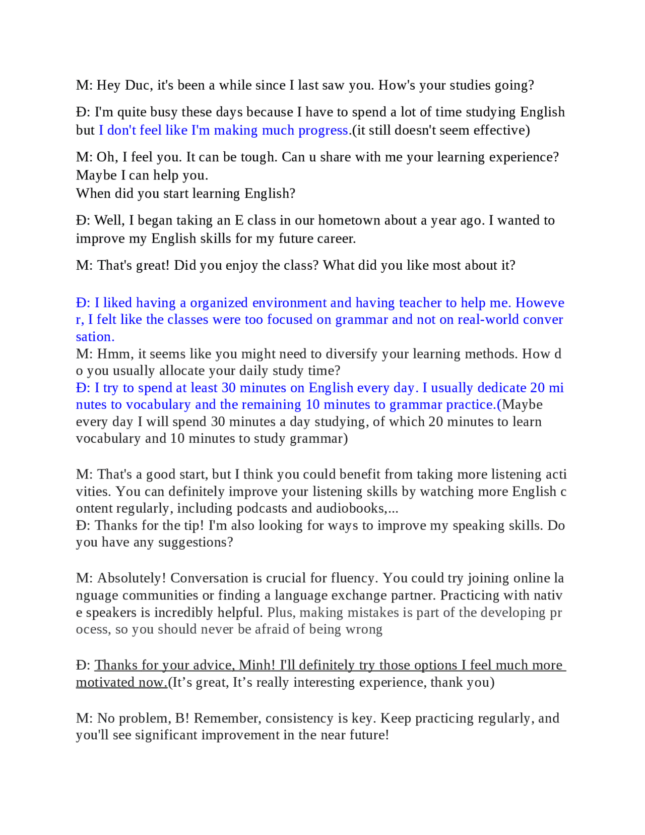 Strategies for Effective English Language Learning | Exercises Legal English | Docsity