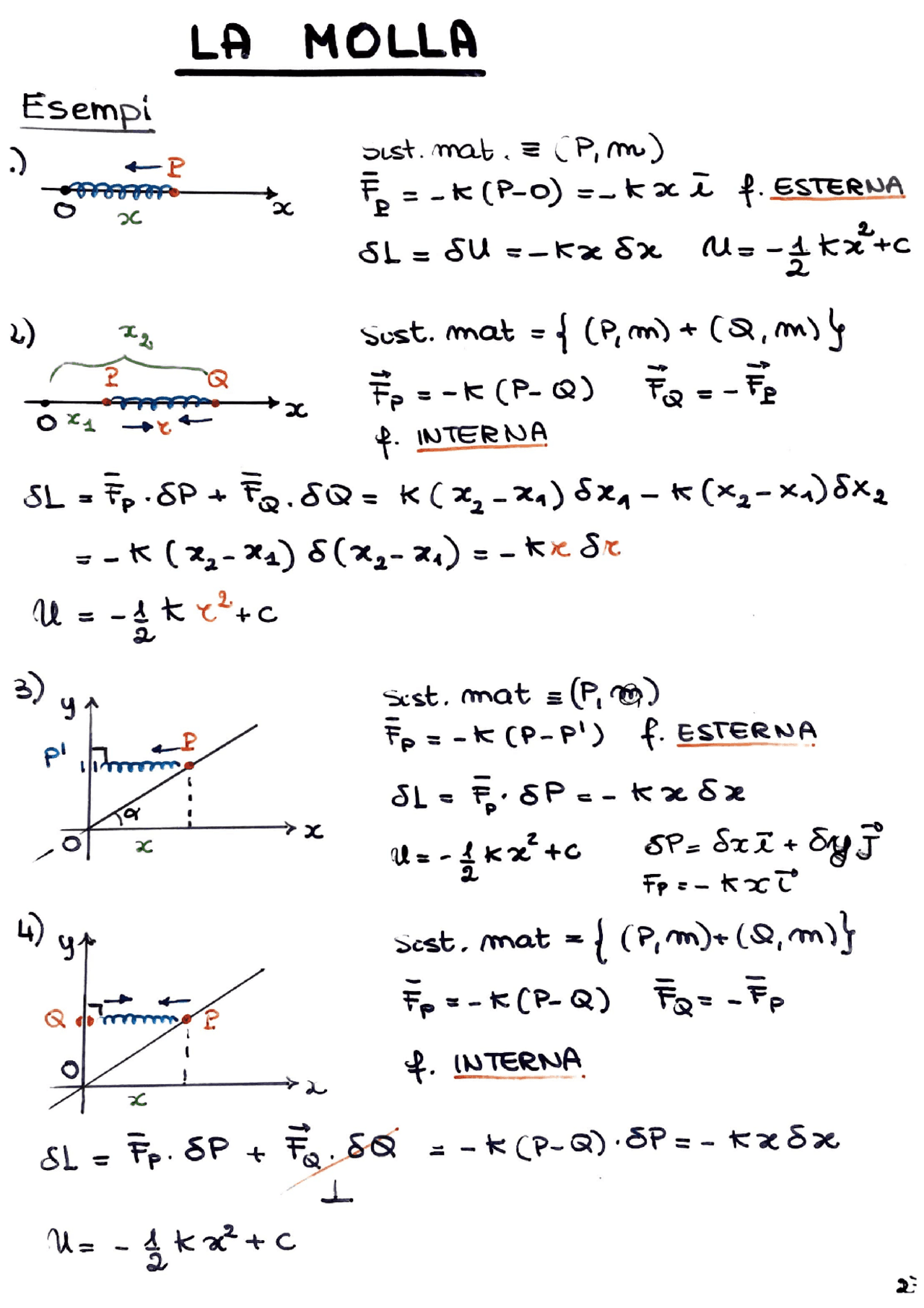 esercizi per preparazione esame | Esercizi di Fisica | Docsity