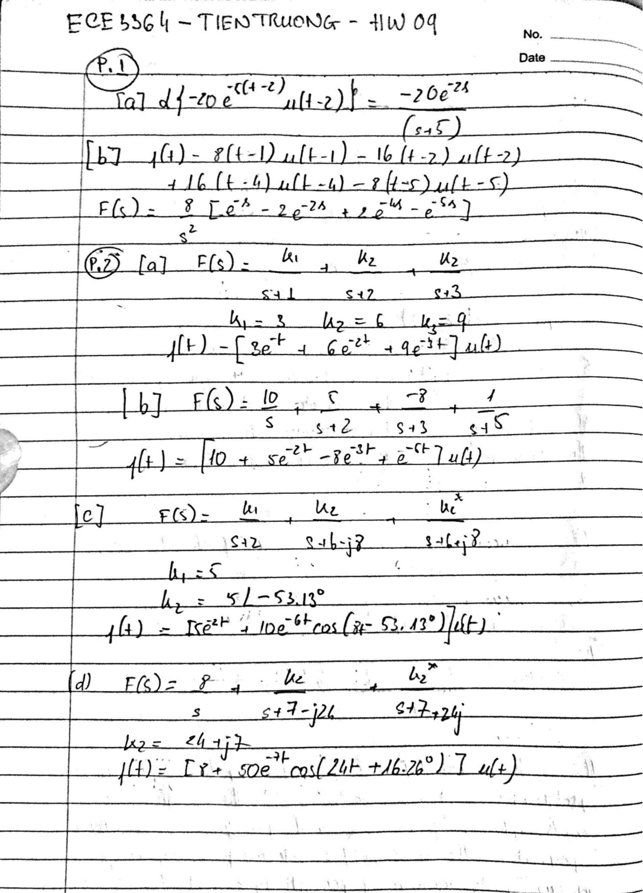 ECE 3364 Homework 9 Help | Study Guides, Projects, Research Power Electronics | Docsity