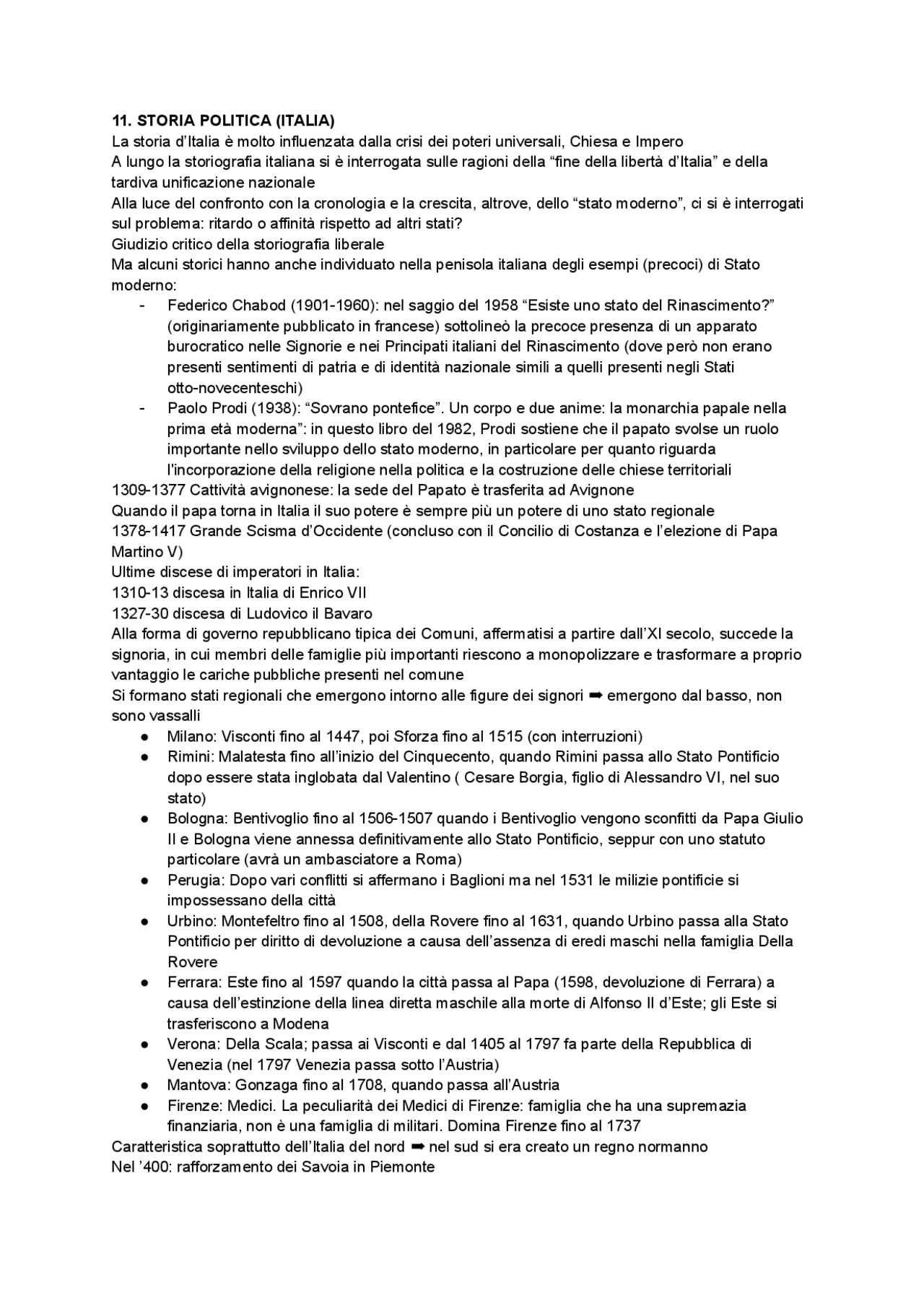 Docsity Italia Storia dell'Italia preromana - Docsity