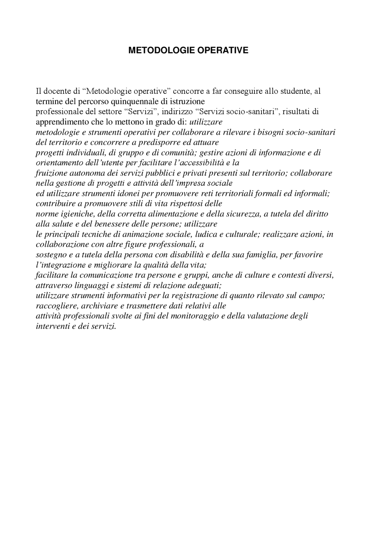 Cos'è la metodología | Schemi e mappe concettuali di Metodologie ...