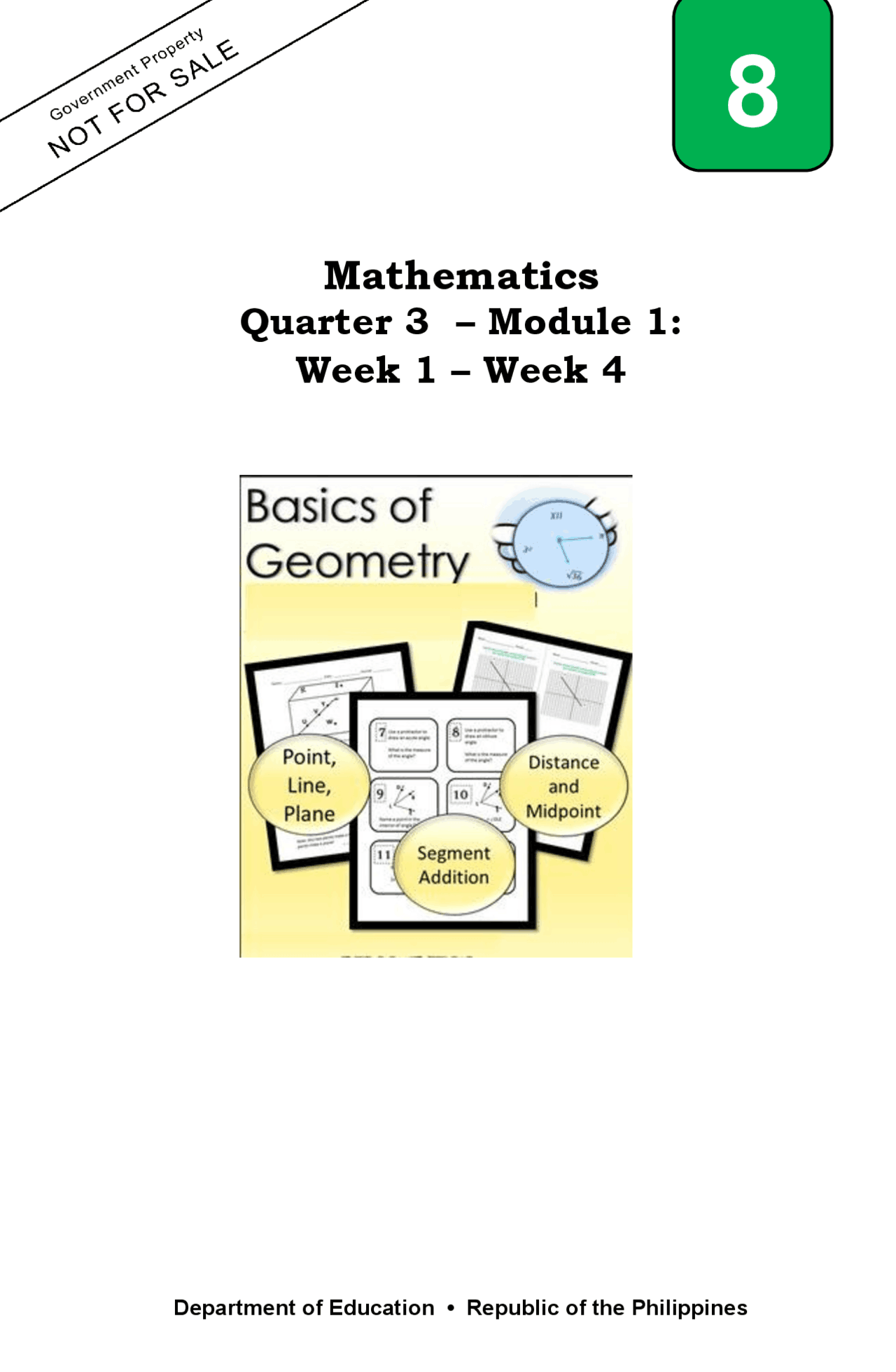 Mathematics 8 Module Lecture Notes Mathematics Docsity