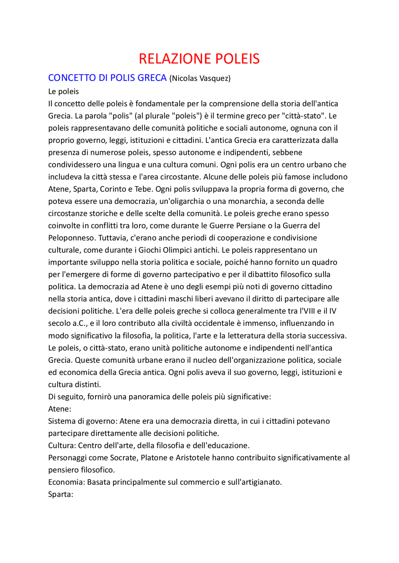 Le Poleis: Storia, Caratteristiche Sociali e Politiche, Economia ...