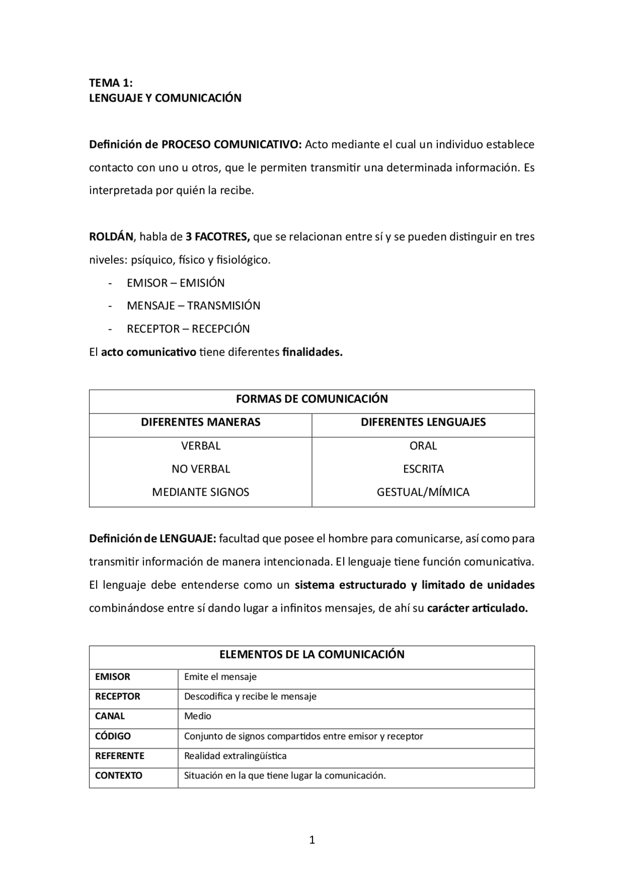 Lenguaje y comunicación: funciones, tipos y análisis textual | Resúmenes de Lenguajes de ...