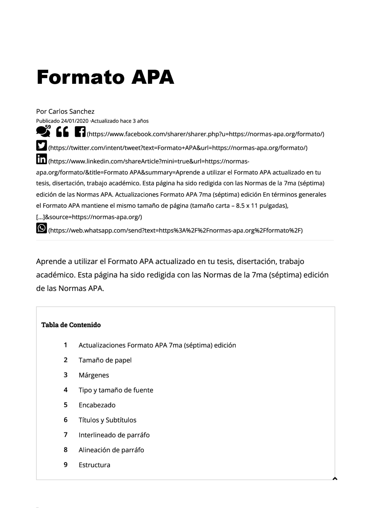 Formato APA: Guía para su uso en tesis y trabajos académicos | Guías ...