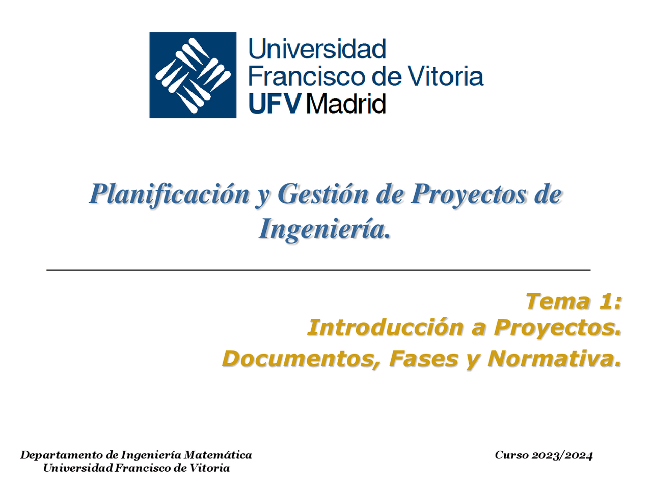 Introducción a Planificación y Gestión de Proyectos de Ingeniería: Tipos y Documentos - Pr ...