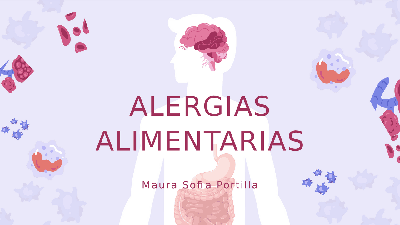 Alergias alimentarias en pediatria | Diapositivas de Pediatría | Docsity