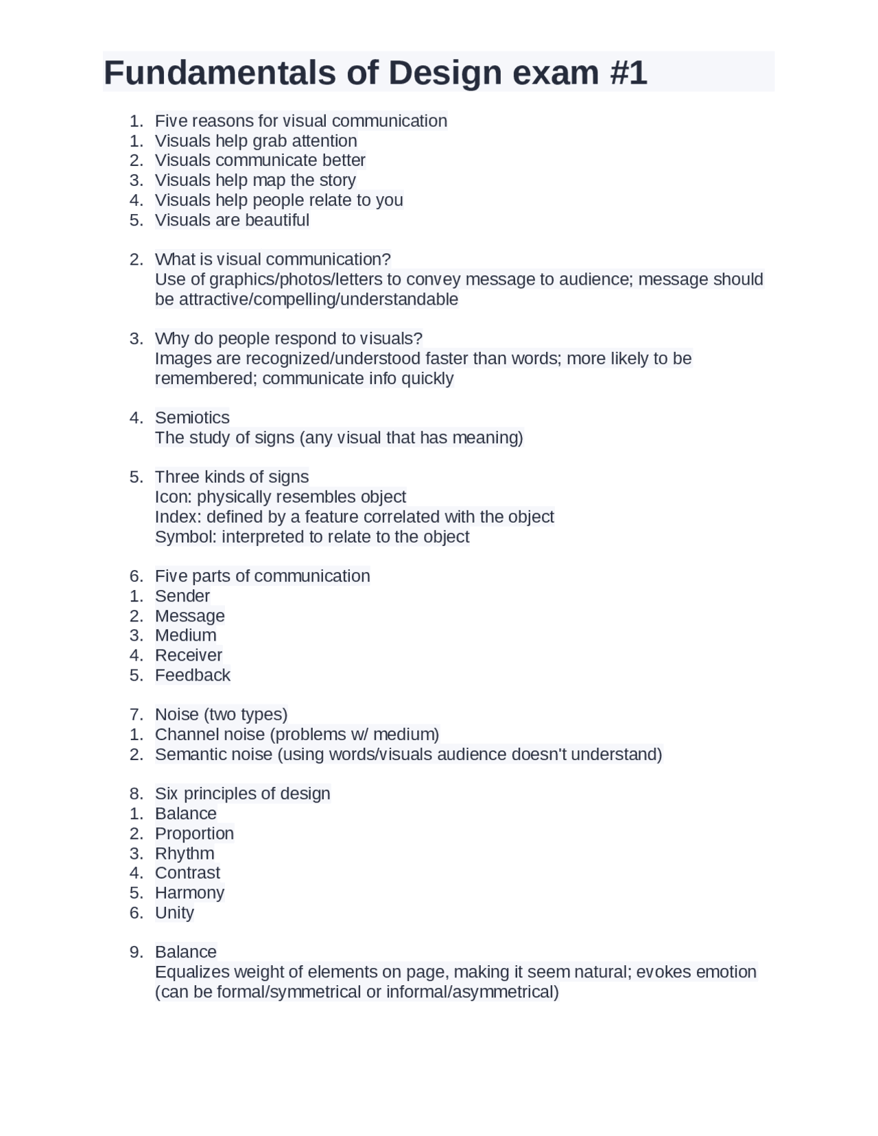 Fundamentals Of Design Exam 1 Exams Fundamentals Of Design Docsity 9339