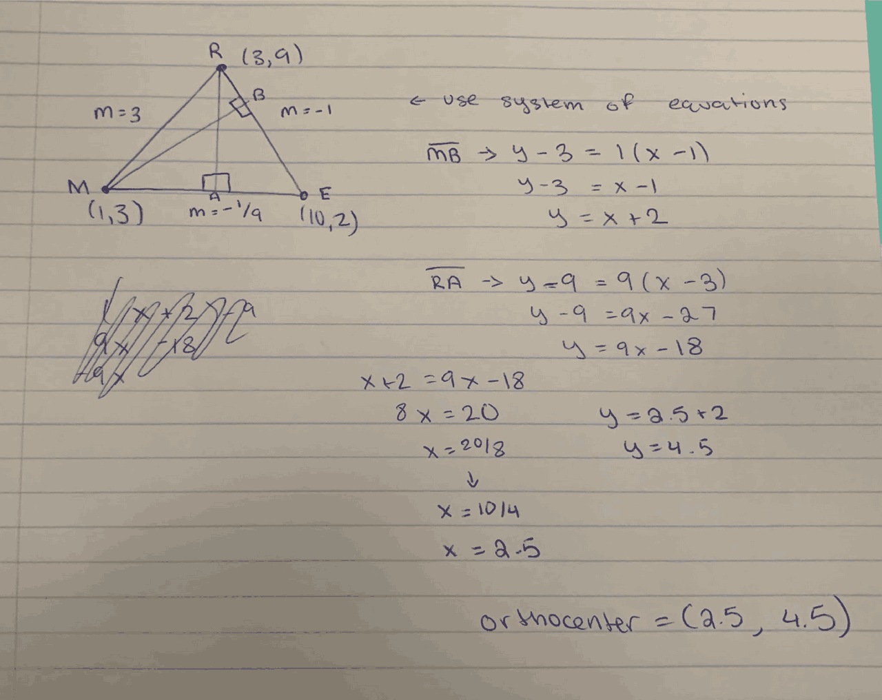 Geometry Answer Key (systems) | Exercises Geometry | Docsity