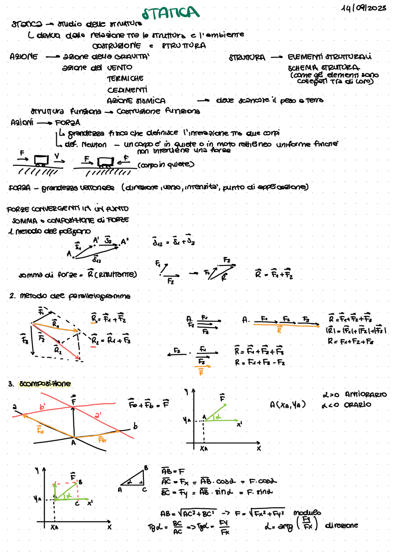 teoria statica Quaglini | Appunti di Statica | Docsity