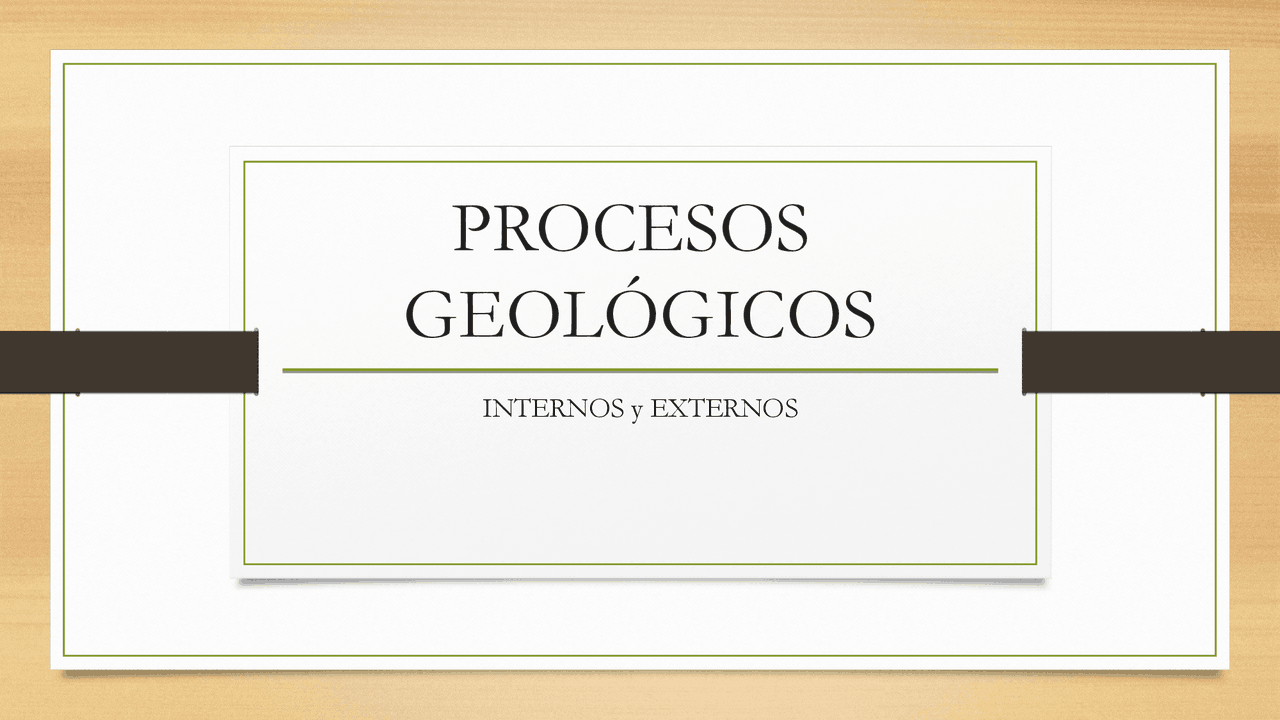 Procesos geológicos internos y externos: Mineralización, rocas y ...