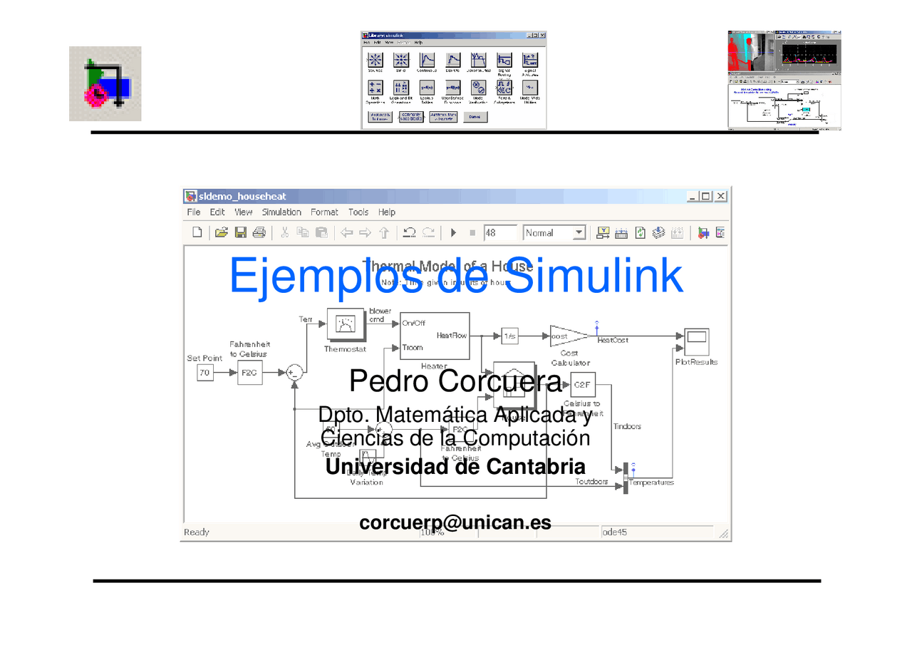 Guía para la creación y ejecución de modelos en Simulink | Apuntes de ...