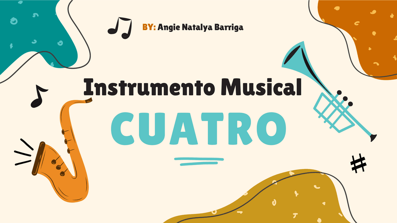 El Cuatro Musical: Origen, Estructura y Tipos | Diapositivas de Música ...