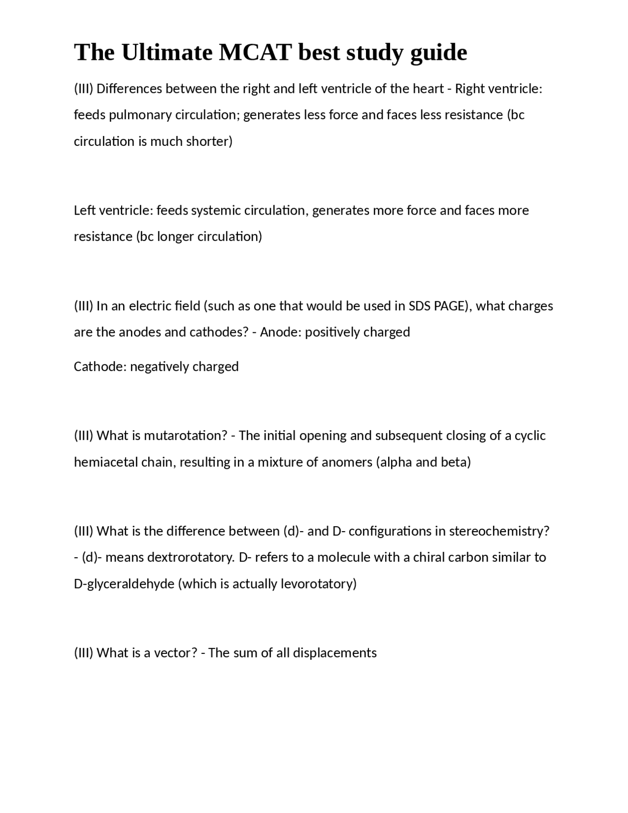 MCAT Study Guide: Anatomy, Biochemistry, and Psychology Insights ...