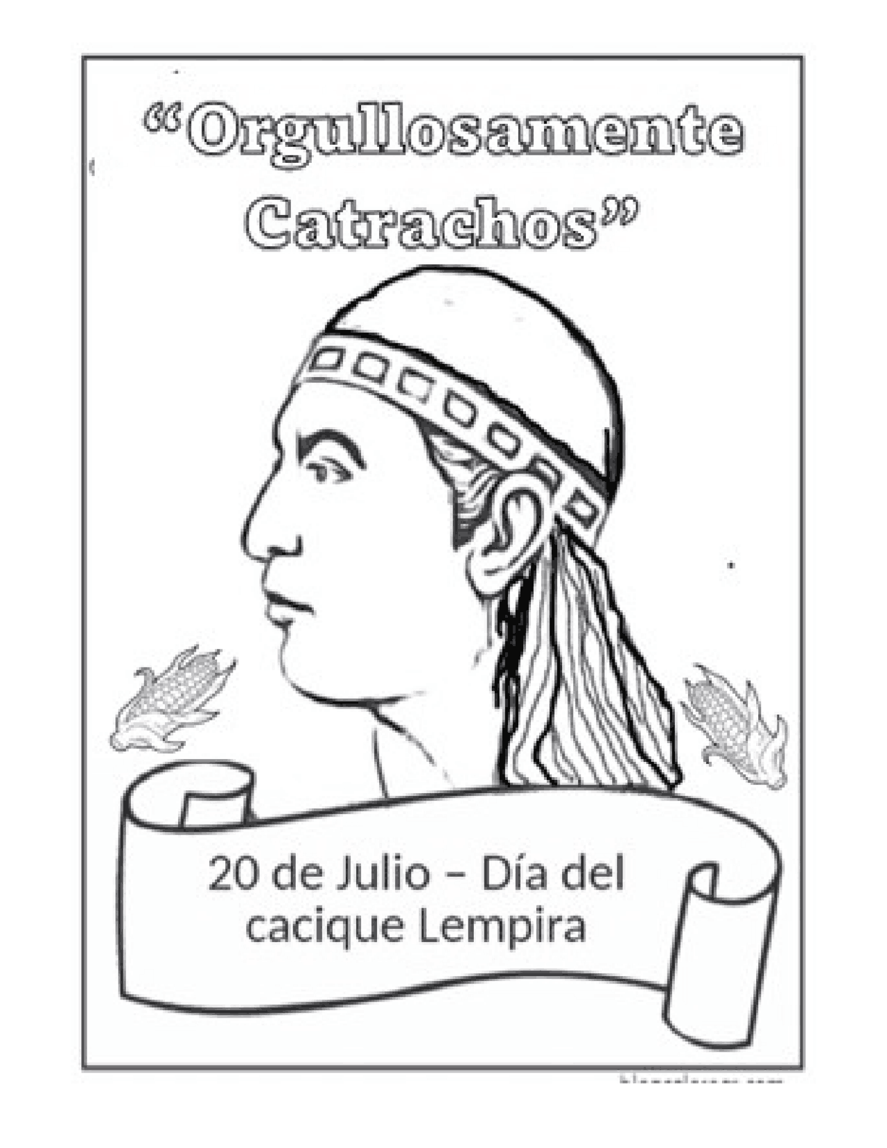 indio lempira dibujo | Ejercicios de Historia del Mundo Contemporáneo ...