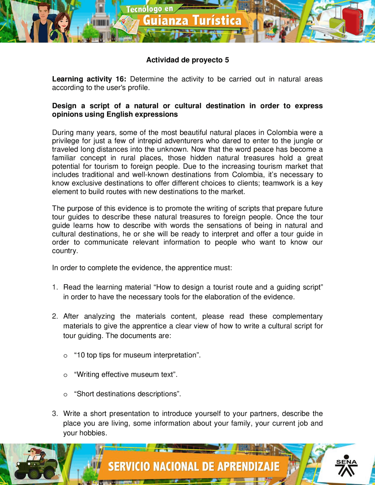Designing Tour Guide Scripts for Natural and Cultural Destinations in ...