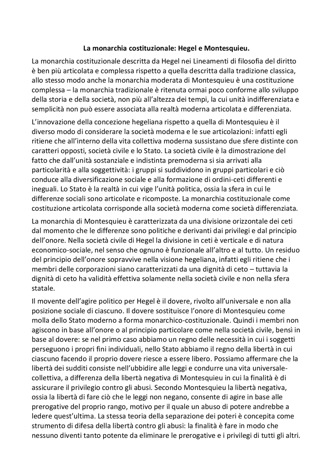 Riassunto del libro di Norberto Bobbio | Appunti di Storia Delle Dottrine Politiche | Docsity