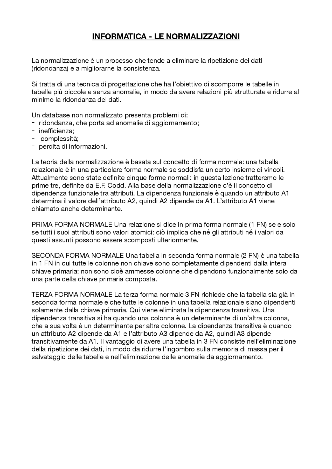 Normalizzazione di Database: Prima, Seconda e Terza Forma Normale ...