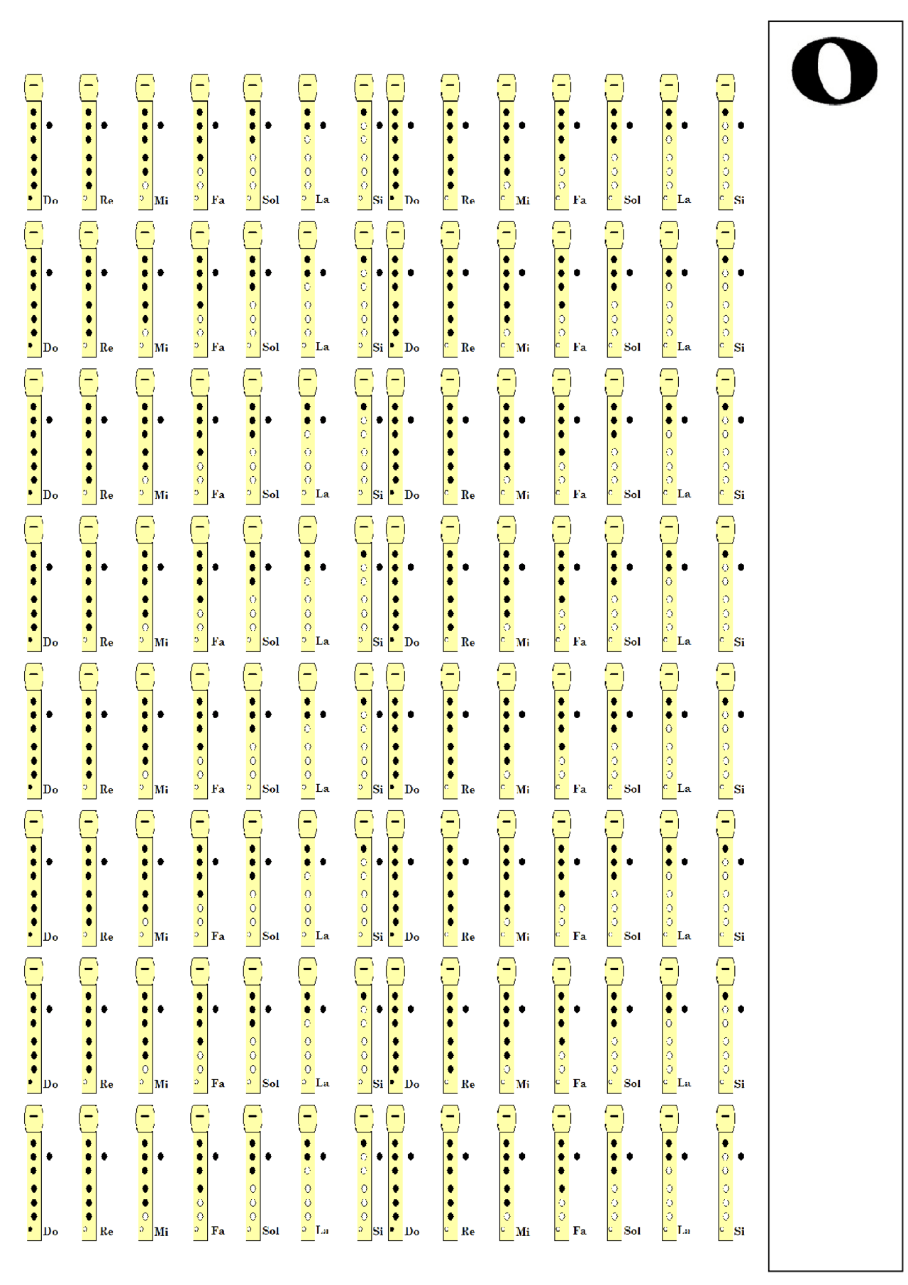 Notas musicales en flauta | Guías, Proyectos, Investigaciones de Música | Docsity