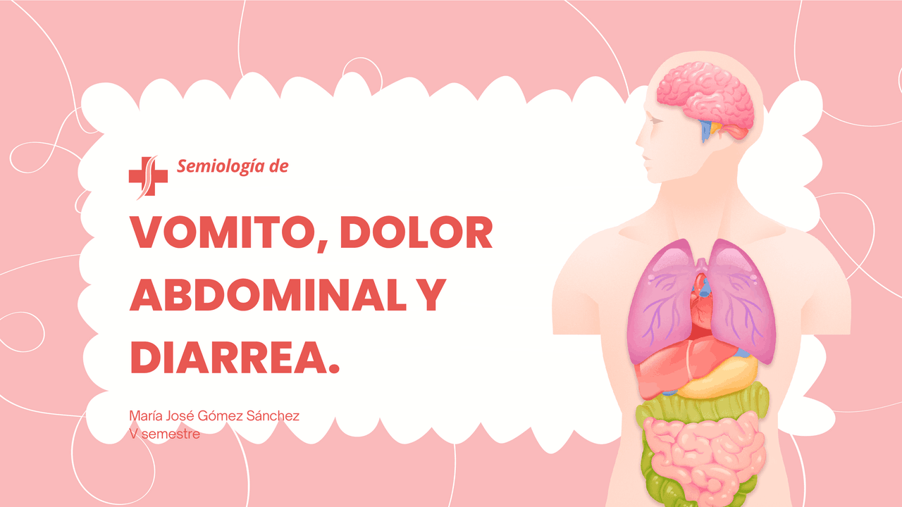 Semiologia del vomito, dolor abdominal y diarrea | Esquemas y mapas ...