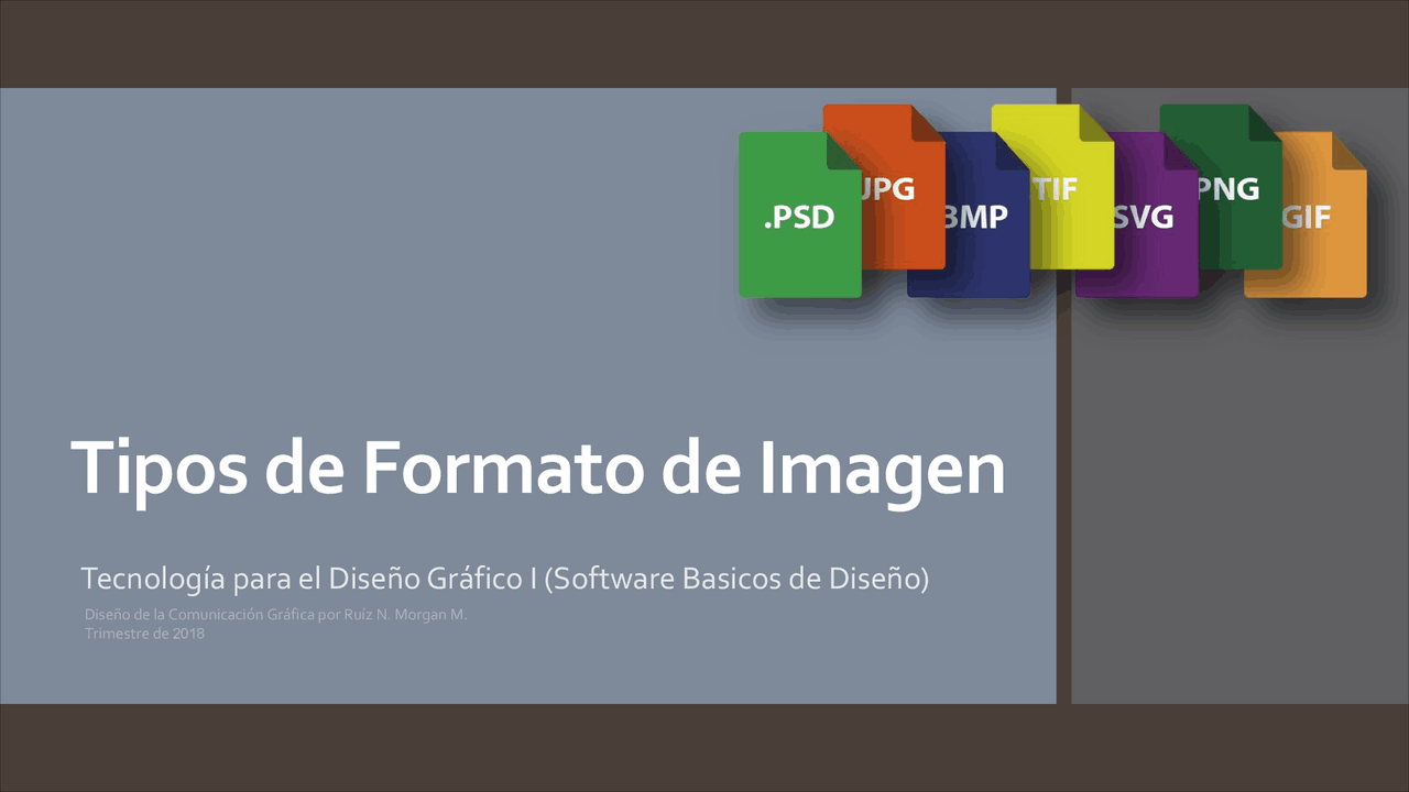 Tipos de Formatos de Imagen: BMP, JPEG, GIF, PNG, WBMP, TIFF, EPS, PDF ...