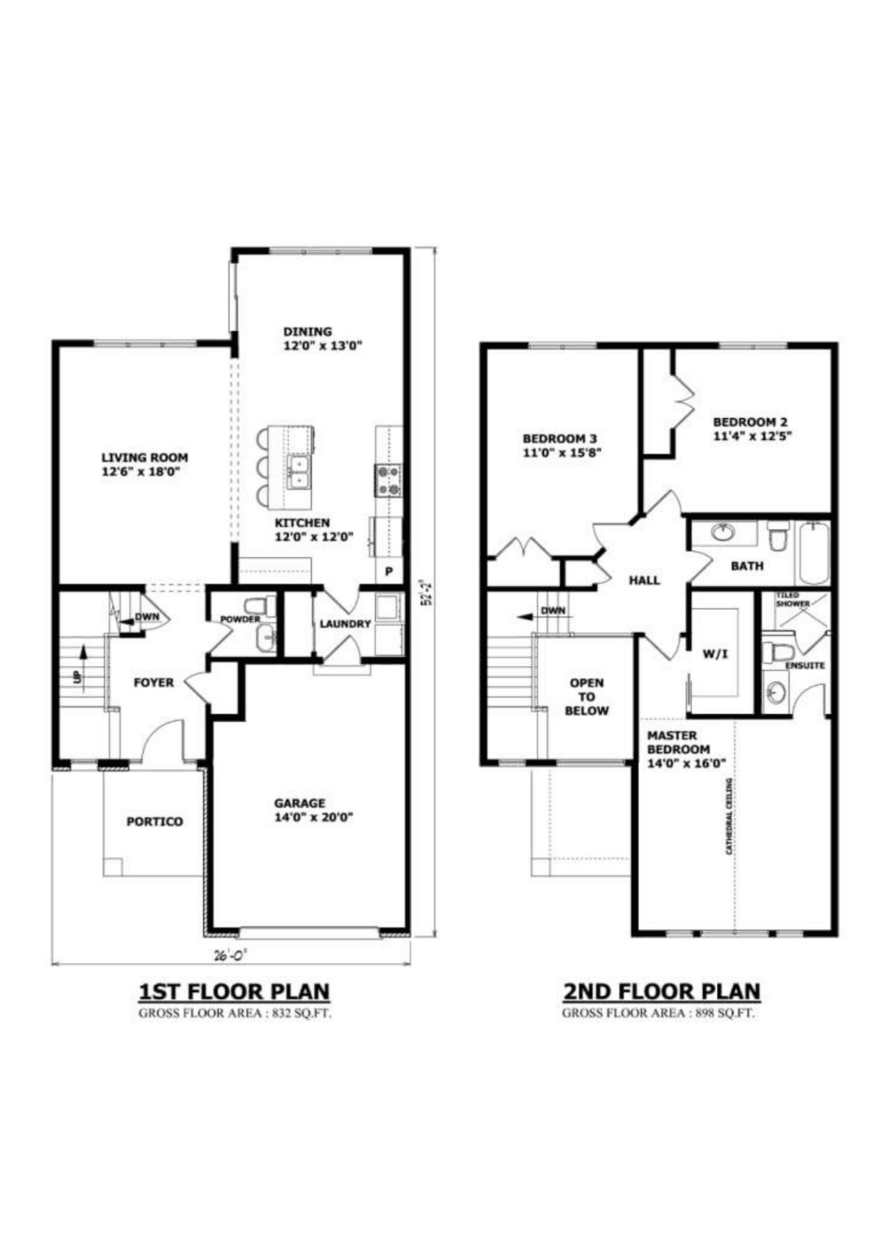 Floor plan example of a Two storey Residential House designs | Schemes ...